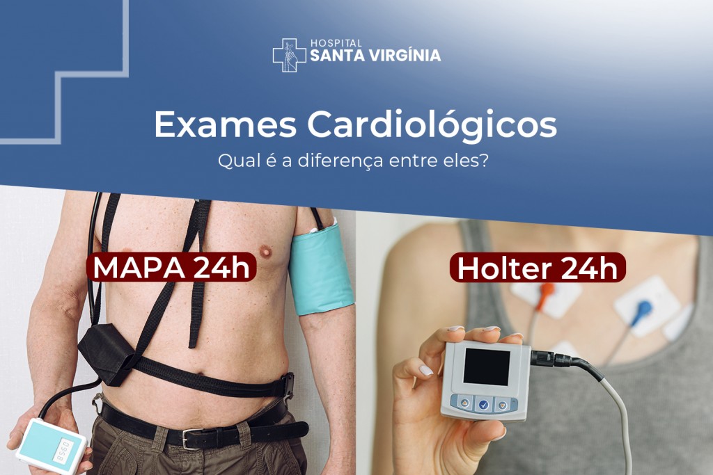 MAPA de 24 horas x Holter de 24 horas - Hospital Santa Virgínia